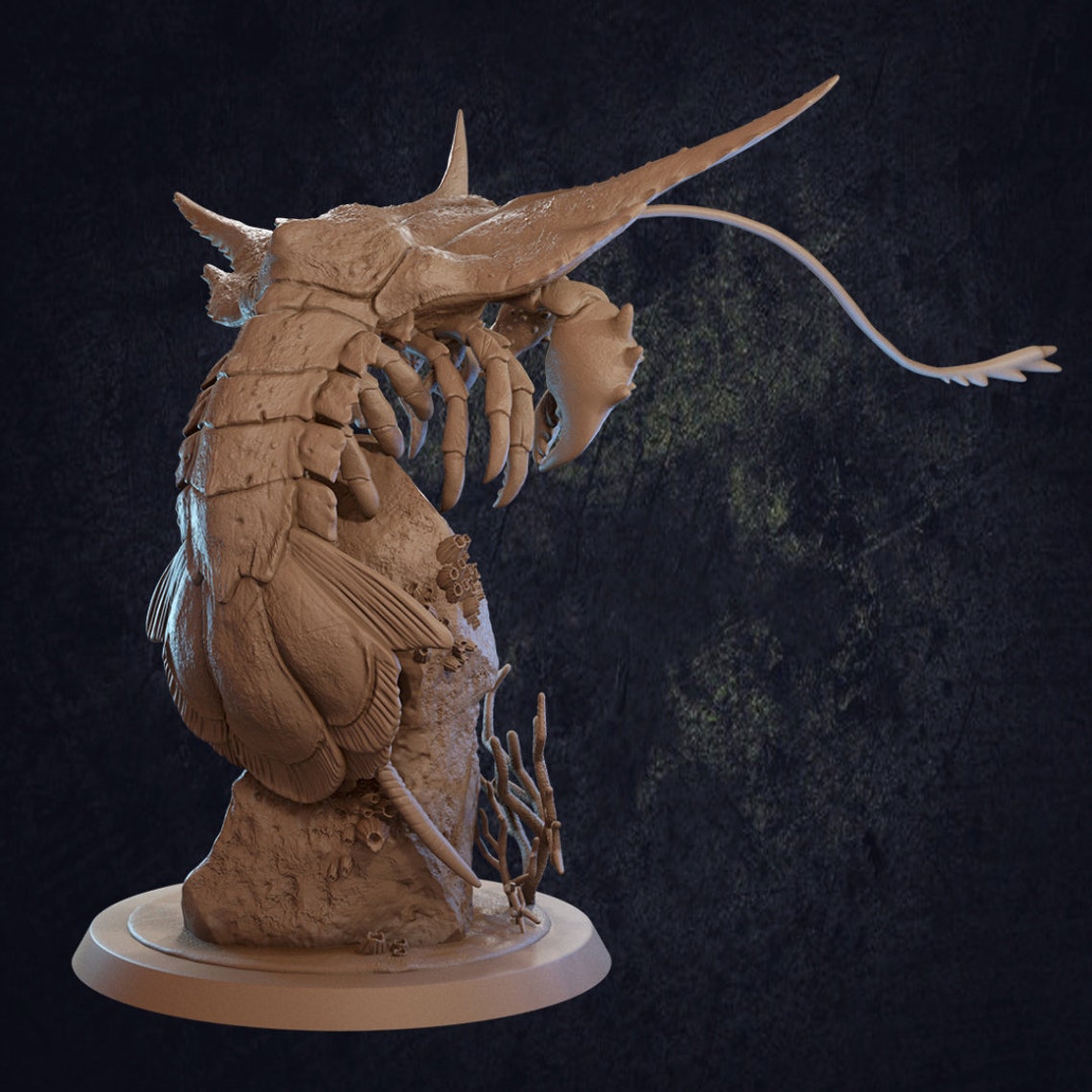 Giant Scuttle Stinger Dragon Miniature the Dragon Trappers - Etsy