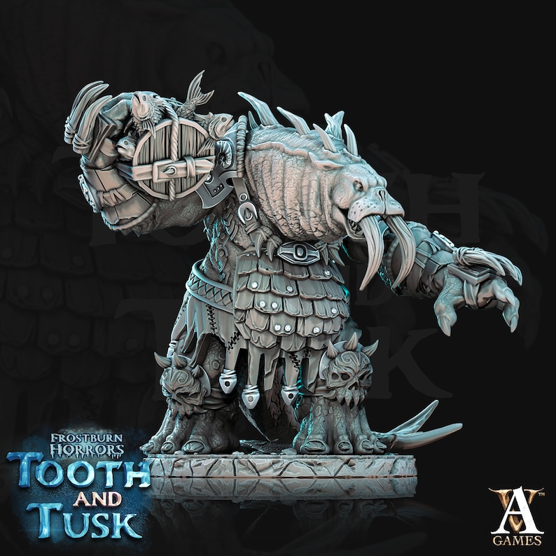 Odoben - Norse Were-walrus Warriors - Archvillain Games - Fantasy - D&D ...