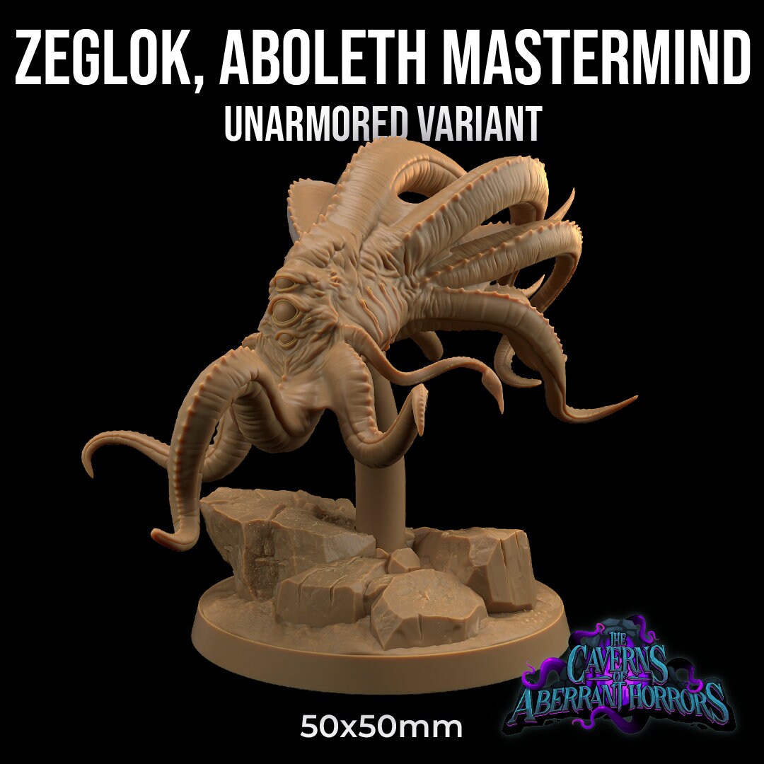 Zeglok Aboleth Mastermind - the Dragon Trappers Lodge - Fantasy - D&D ...