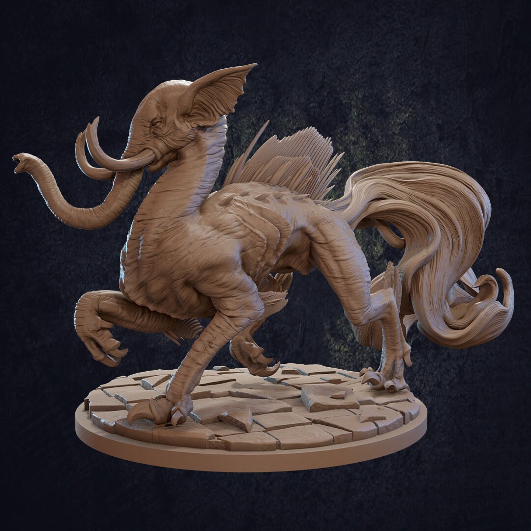 Makaras - Elephant Fish - the Dragon Trappers Lodge - Fantasy - D&D ...