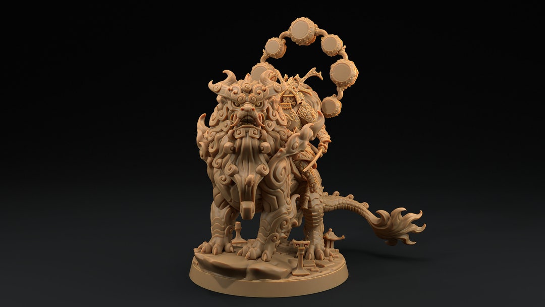 Samurai Celestial Champion on Komainu - the Dragon Trappers Lodge ...