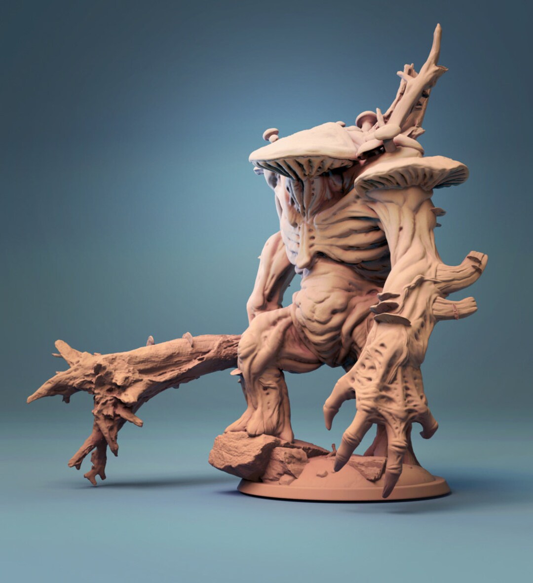 Myconid King - Mushroom Folk - Miniature - Fantasy - D&D - Pathfinder ...