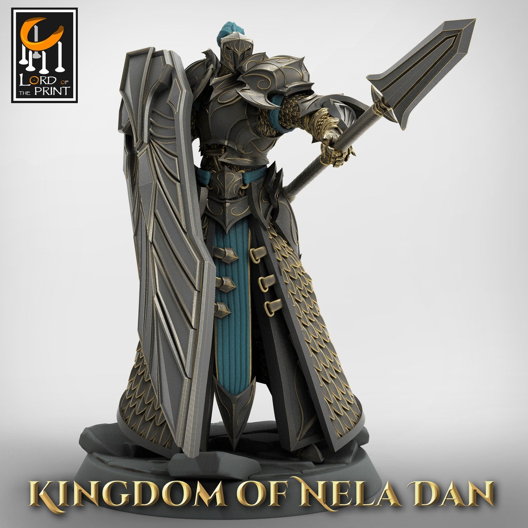 Elf Heavy Infantry Miniature Fantasy D&D Pathfinder Roleplaying - Etsy