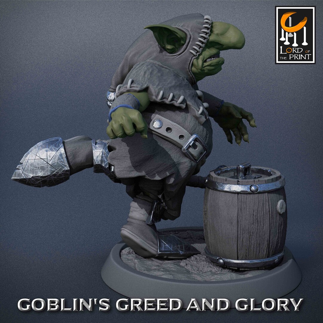 Goblin Monks Miniature Lord of the Print Fantasy D&D - Etsy