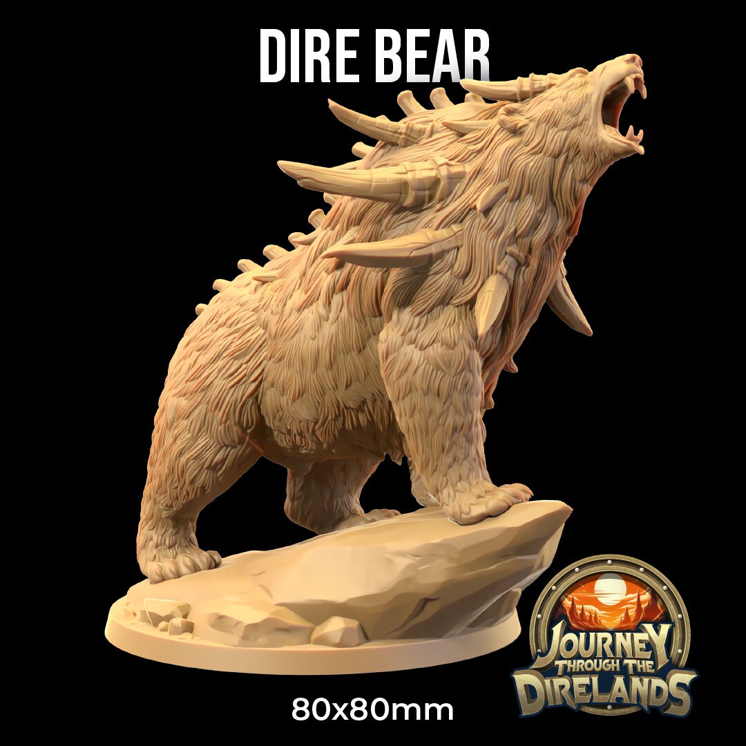 Dire Bear the Dragon Trappers Lodge Fantasy D&D Pathfinder Roleplaying ...
