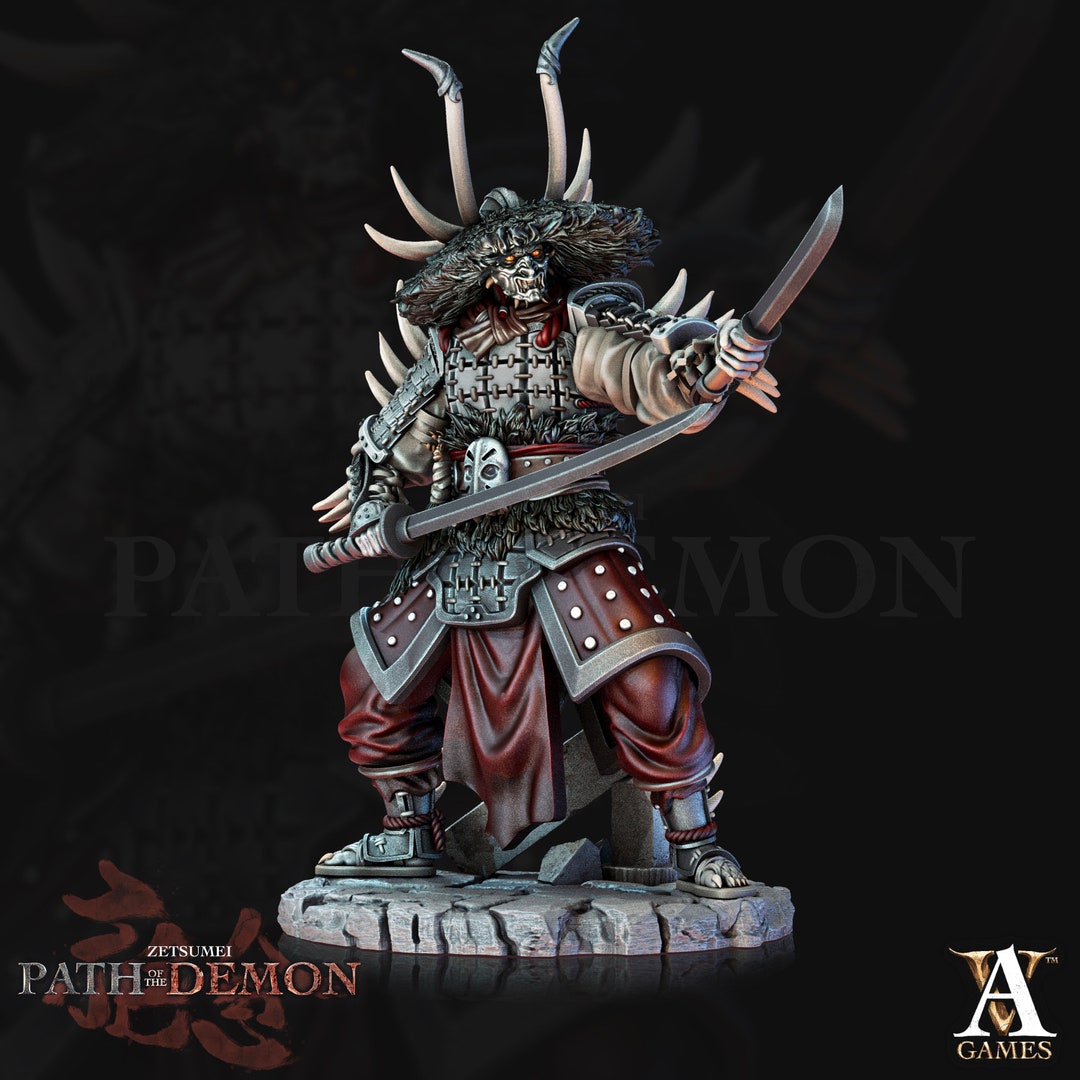 Ire Senshi - Demon Oni Samurai - Archvillain Games - Fantasy - D&D ...