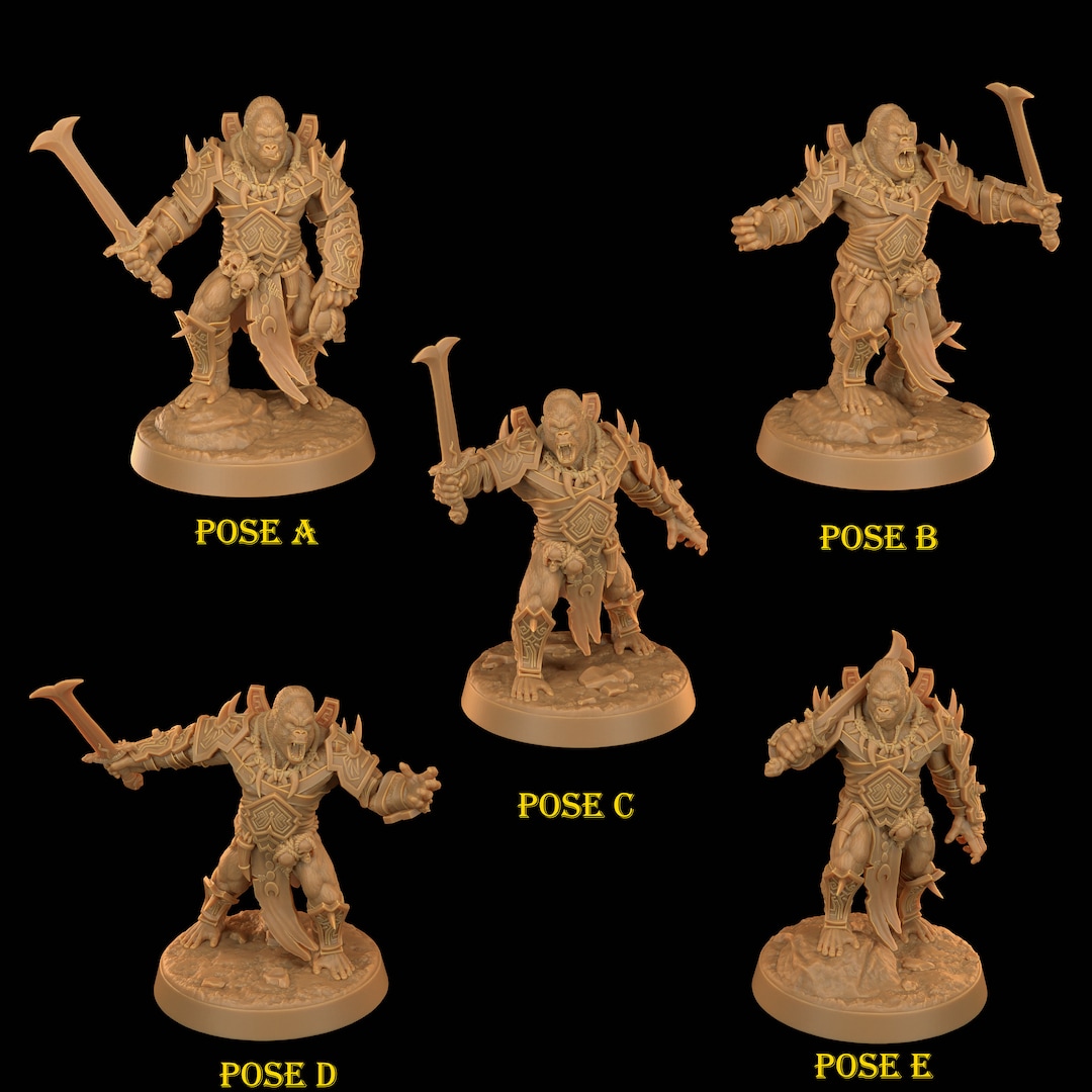 Gor'kul Ragers Vanara Sword Warriors the Dragon Trappers Lodge Fantasy ...