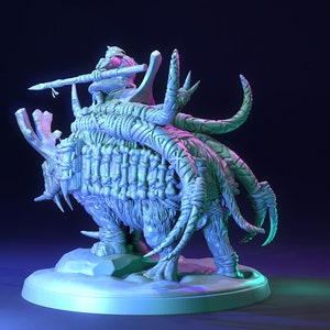 Armoured Rhinodon - Megafauna - Dragon Trapper Miniature - the Dragon ...