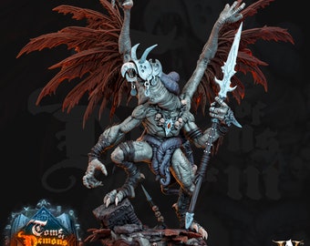 Bone Devil Miniature for Dungeons and Dragons by Mz4250 - Etsy