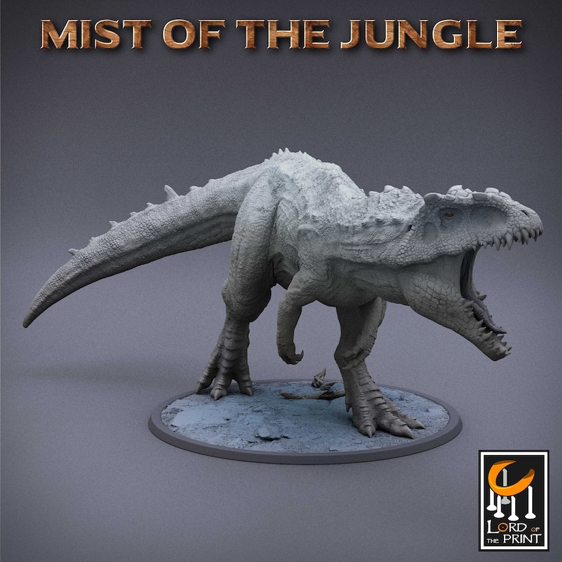 Giganotosaurus - Dinosaur - Miniature - Fantasy - D&D - Pathfinder ...