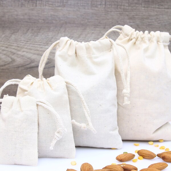 Muslin Bags - Etsy