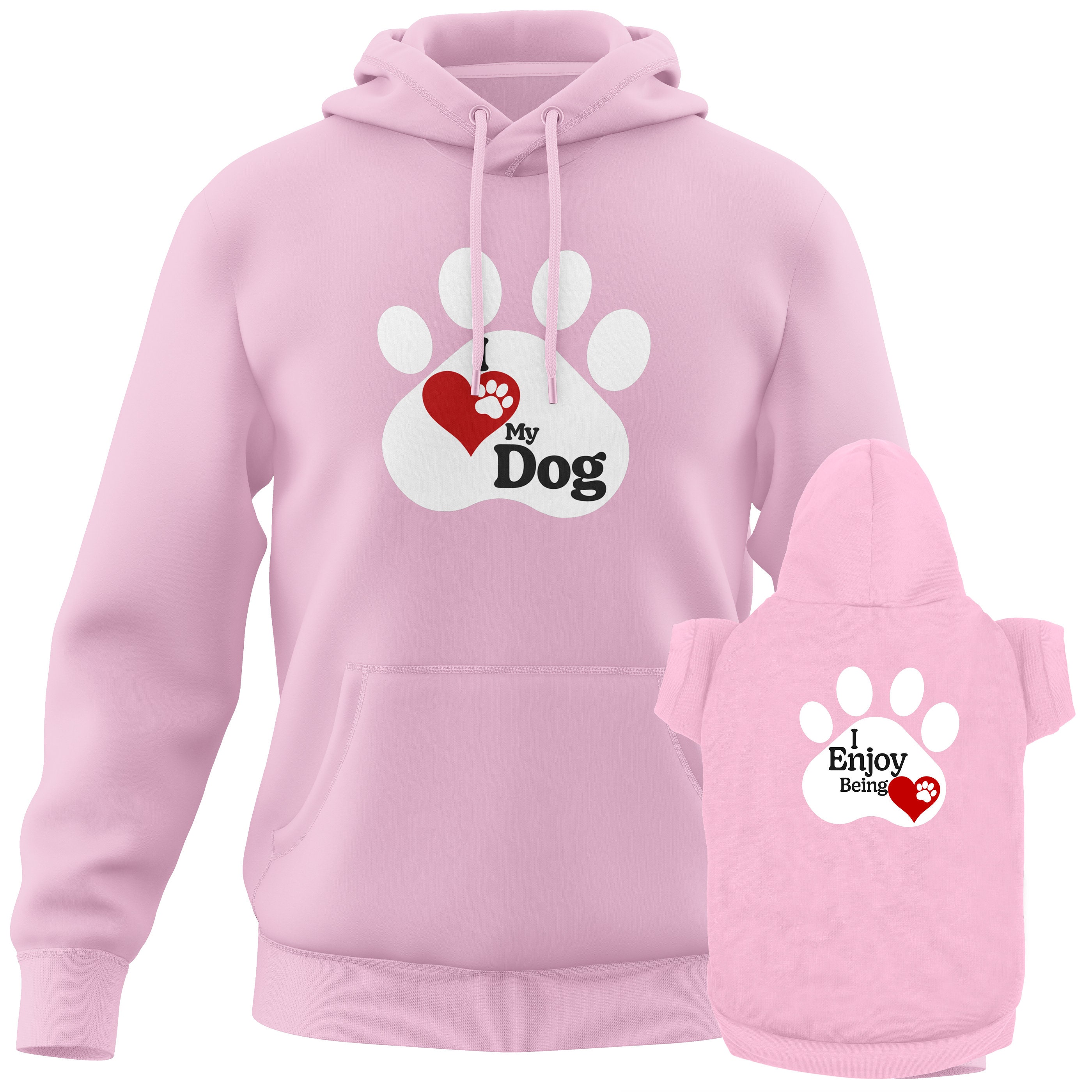 Matching Dog and Owner Outfit Sweater I Love My Dog I Enjoy - Etsy