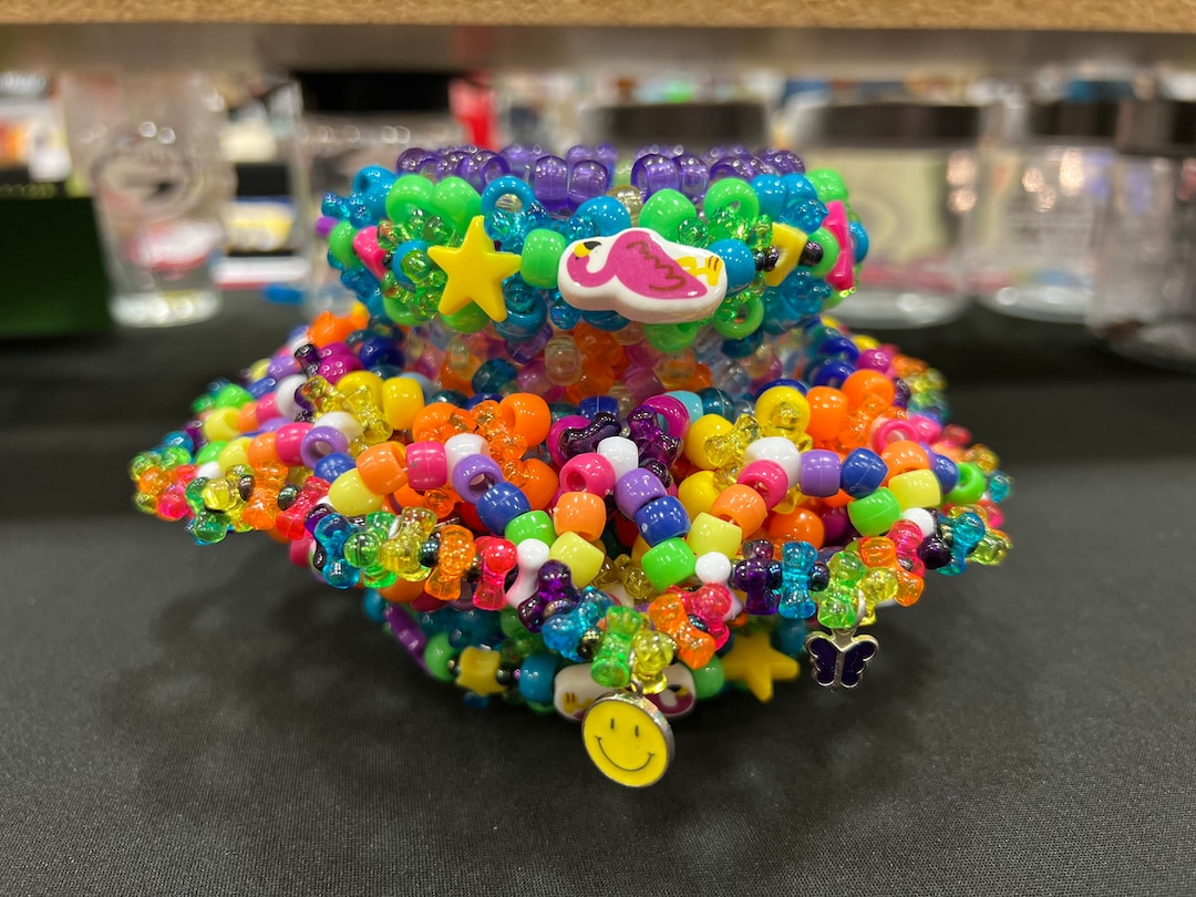 Epic Rainbow Rotating Kandi Cuff - Etsy