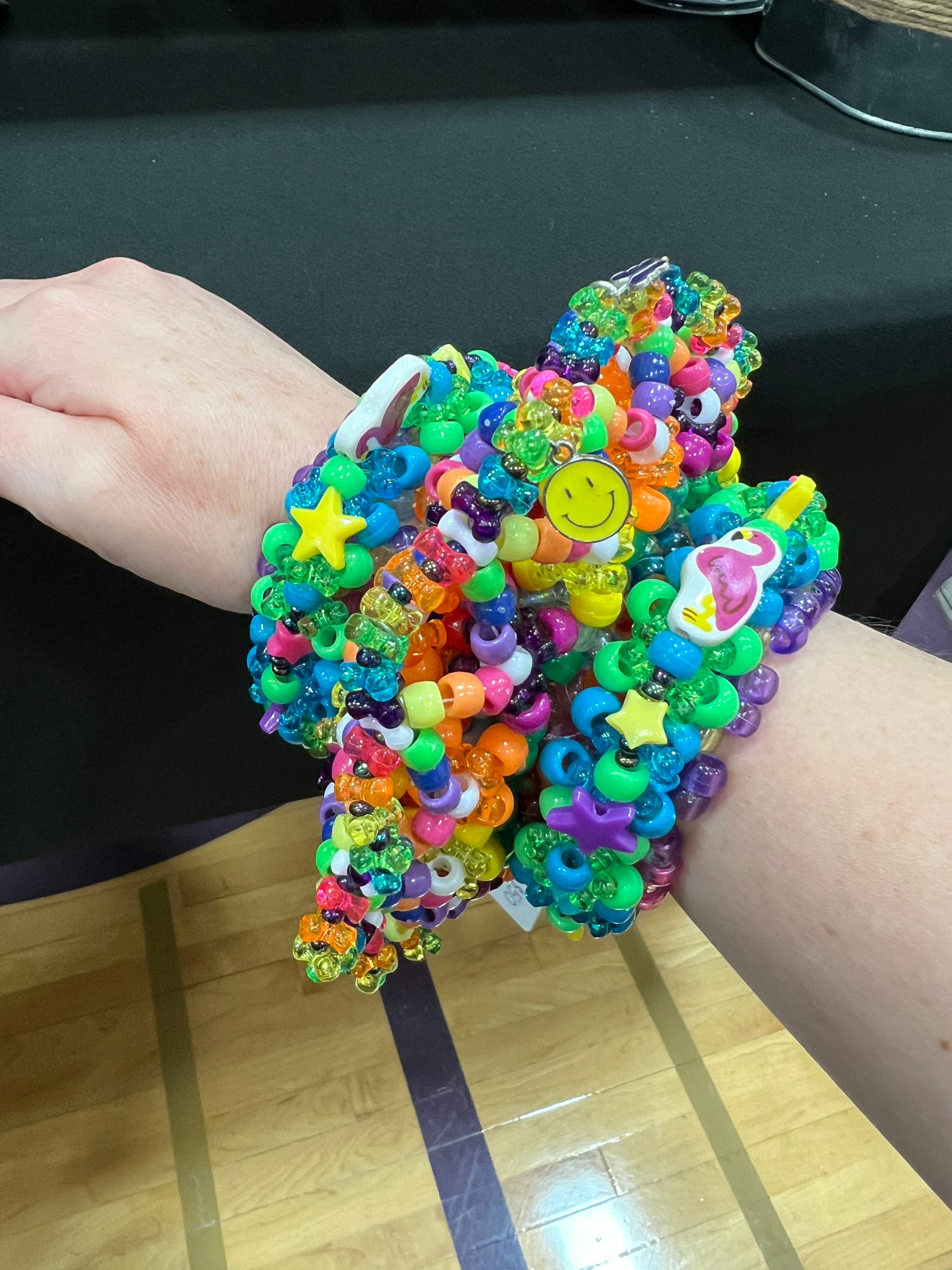 Epic Rainbow Rotating Kandi Cuff - Etsy
