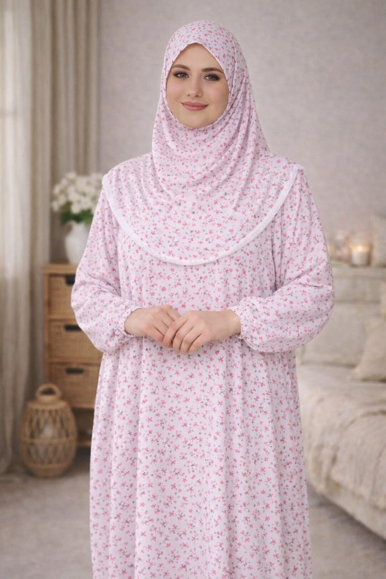 Prayer Dress for Women, Muslim Salah Dress, One Piece Islamic Prayer ...