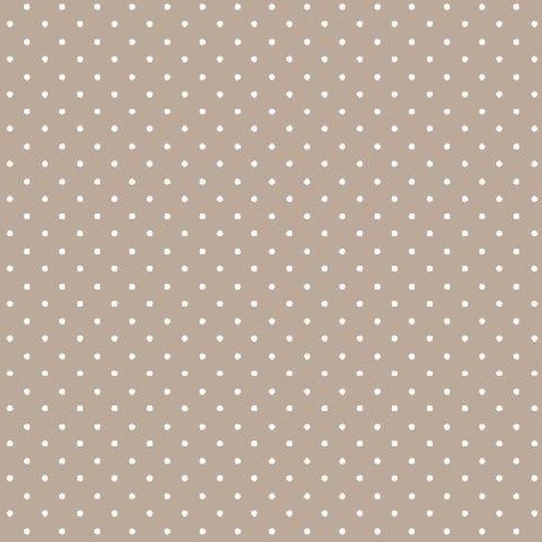 Small Polka Dot Fabric, Sand, Beige, 100% Cotton by the Half Metre - Etsy