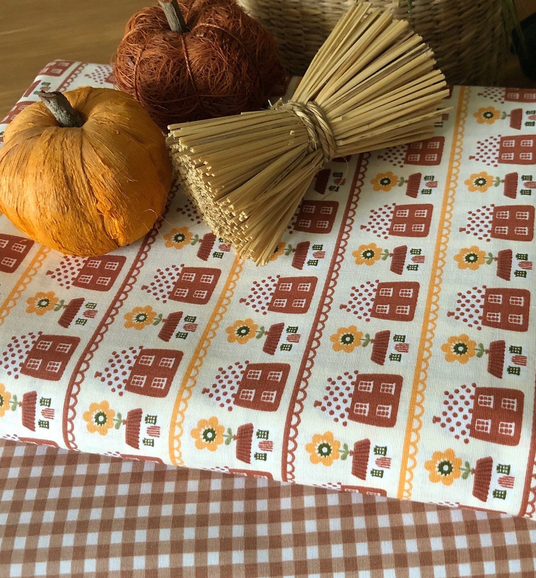 2 Pieces Half a Metre Bundle Autumn Colours 100% Cotton - Etsy