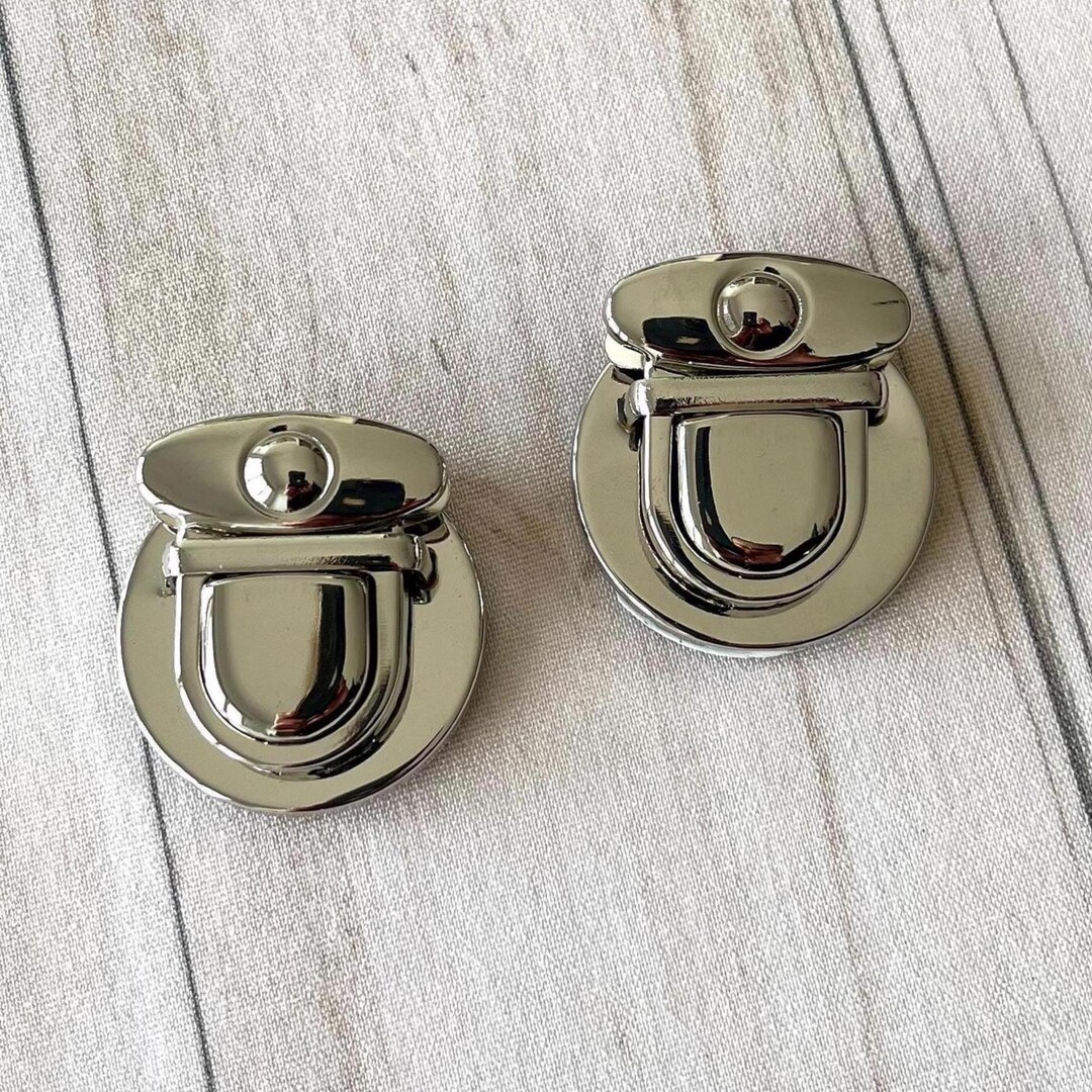 Silver Thumb Catch Lock, Metal Tongue Clasp for Purses, Handbags, DIY ...
