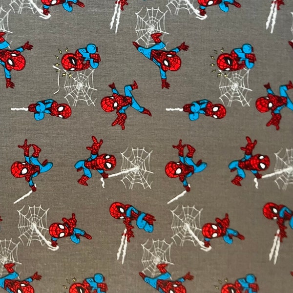 Spiderman Fabric - Etsy