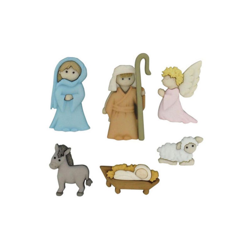 Nativity Buttons - Etsy UK