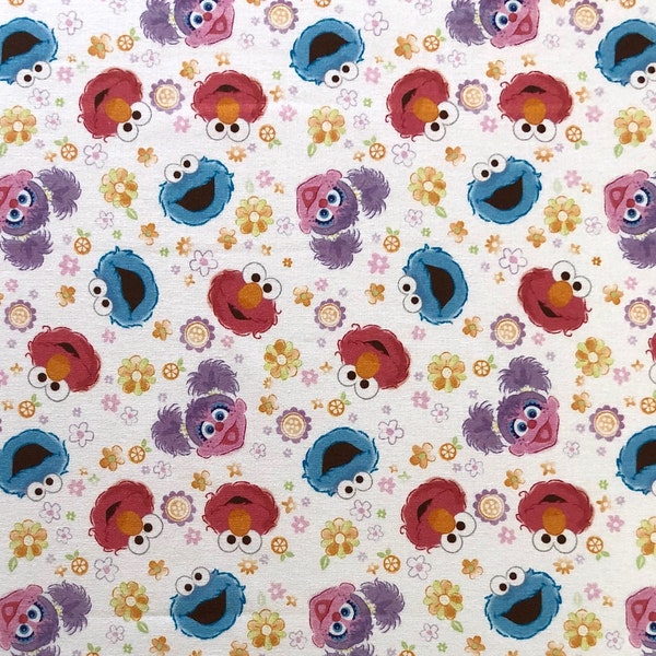 Sesame Street Fabric - Etsy