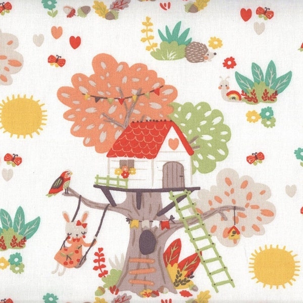 Treehouse Fabric - Etsy