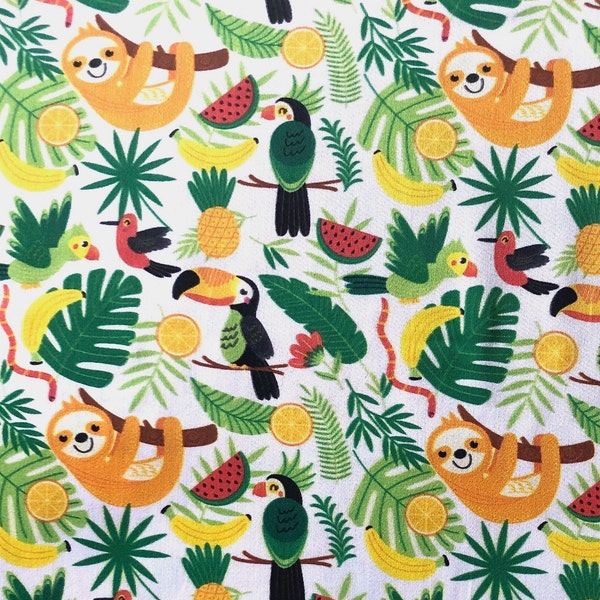 Sloth Fabric - Etsy