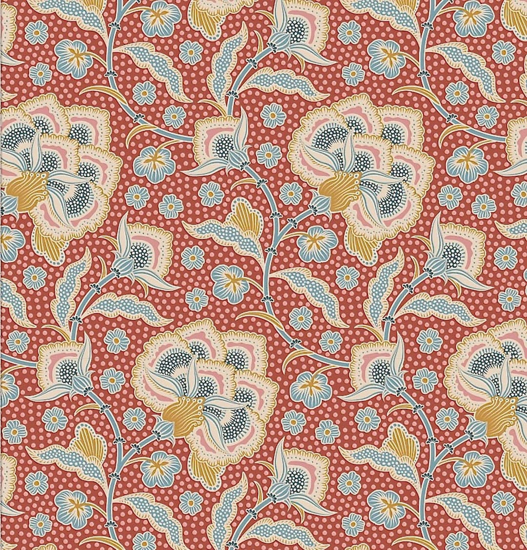 Tilda Fabric, Hometown Collection, Eden Rust , 100461, Sold by the Half ...