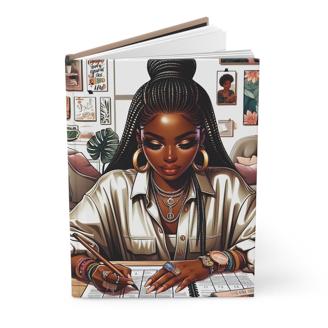 Black Woman Journal, African American Journal, Melanin Girl Journal ...