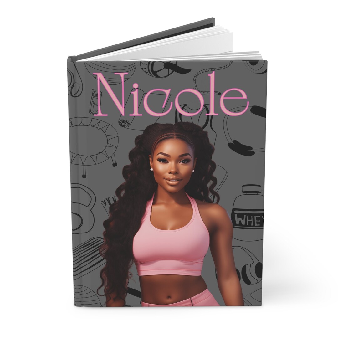 Personalized Melanin Woman Journal, Custom Notebook, Black Woman ...