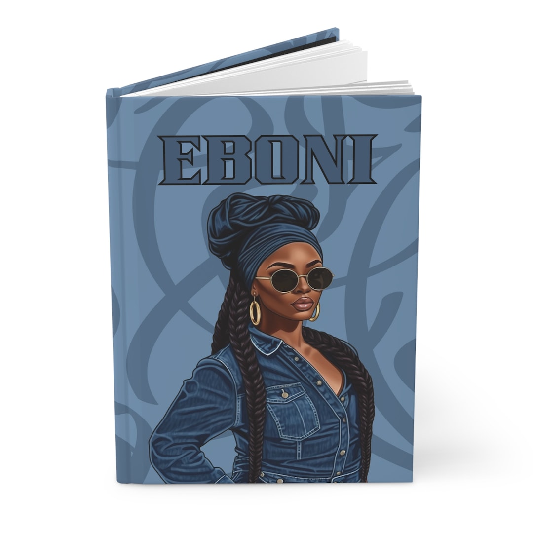 Personalized Melanin Woman Journal, Custom Notebook, Black Woman ...