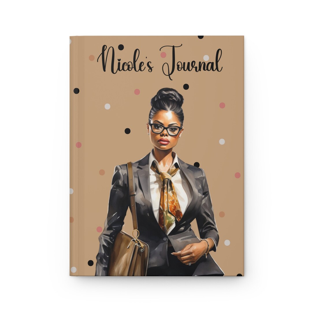 Boss Woman, Journal Notebook for Women, African American Journal, Black ...