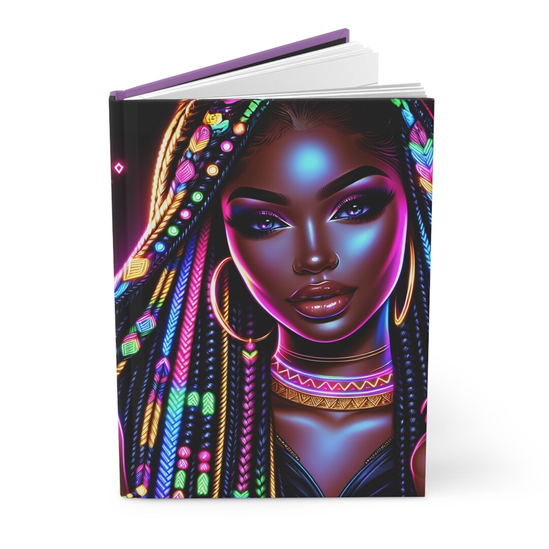 Black Woman Journal, African American Journal, Melanin Girl Journal, Travel Journal, Gift for ...