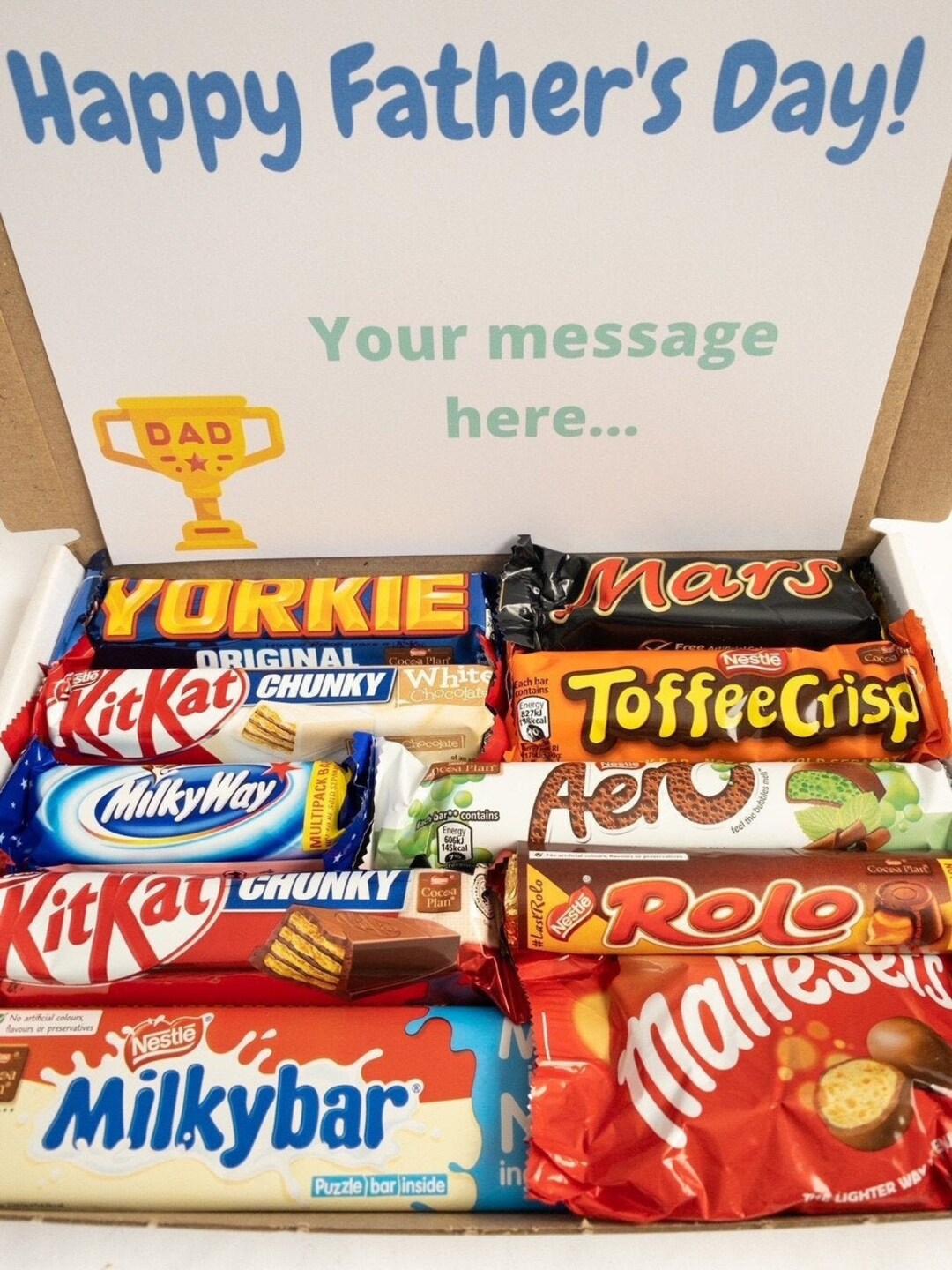 Fathers Day Chocolate Treat Box- Free UK Delivery - Etsy