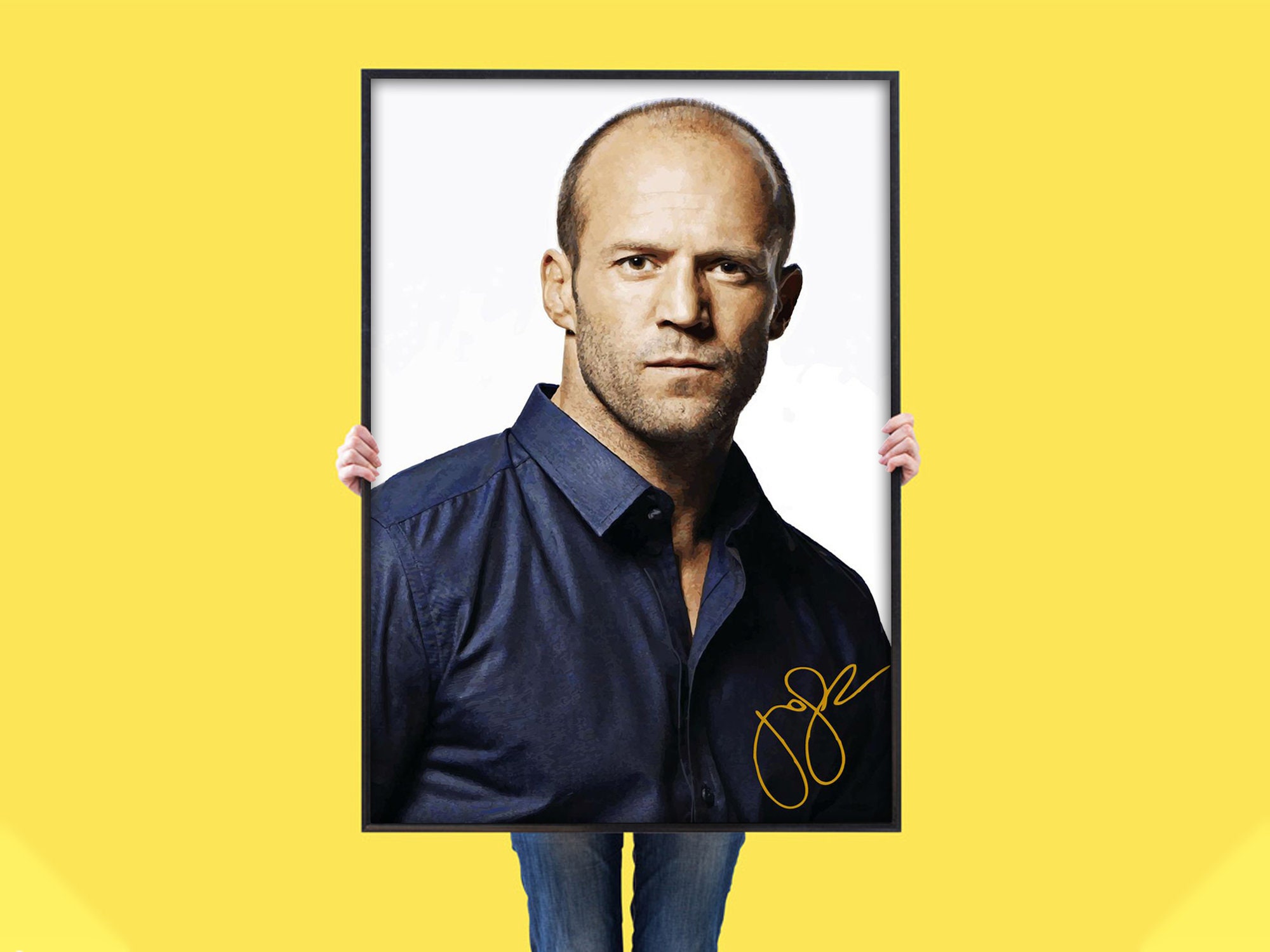 Jason Statham poster Jason Statham art print Jason Statham | Etsy