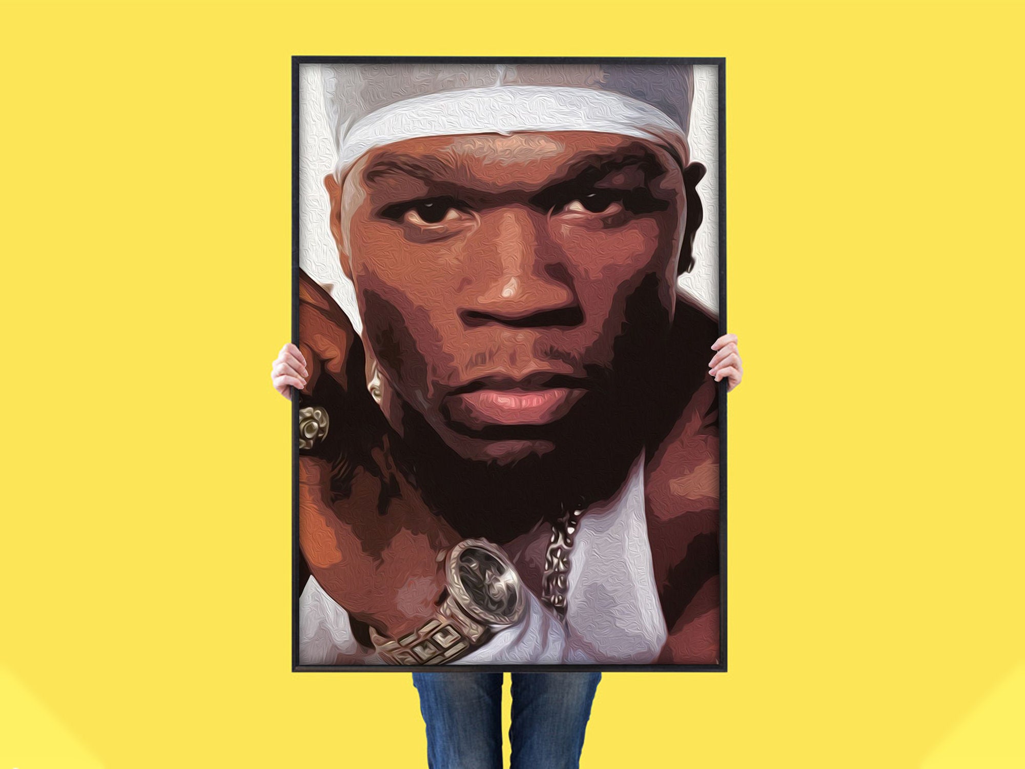 50 Cent poster 50 Cent art print 50 Cent wall poster 50 | Etsy