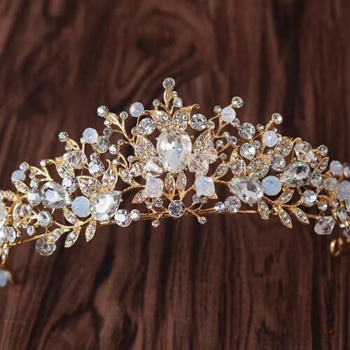 Gold Crown Tiara Sailor Moon Tiara Halo Crown Moon Stars Goddess Crown ...