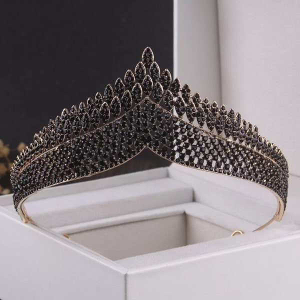 Black Tiara - Etsy