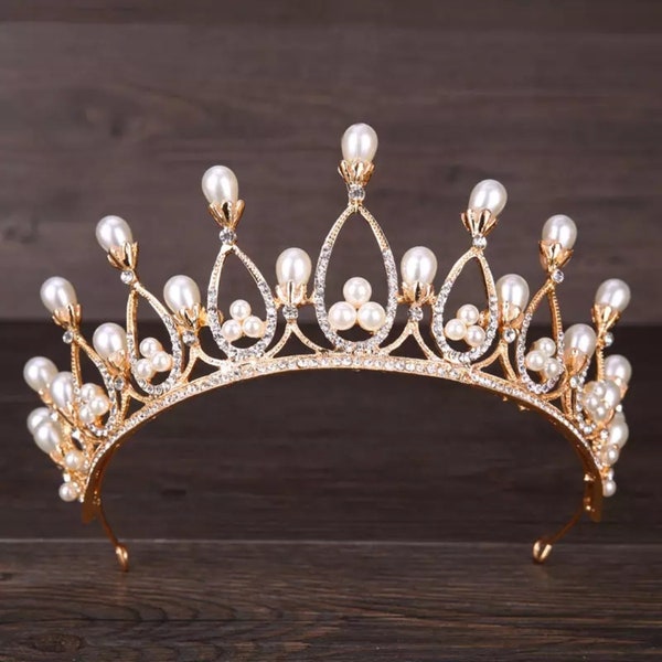 Pearl Crown - Etsy