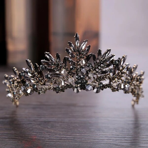 Black Tiara - Etsy