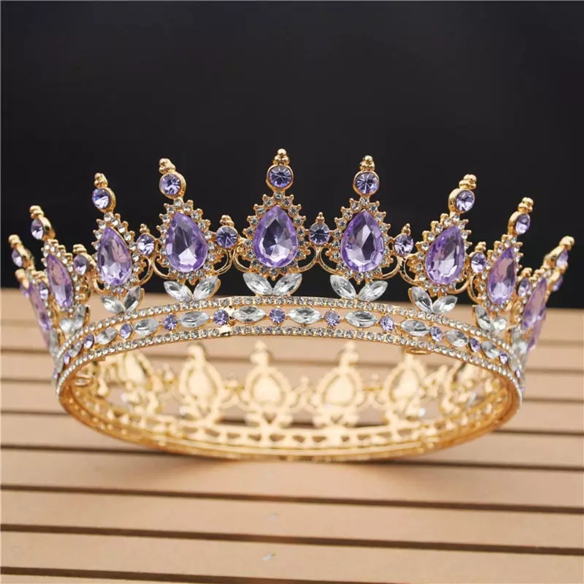 Royal Queen Wedding Crown Queen King Tiara and Crown Bridal - Etsy
