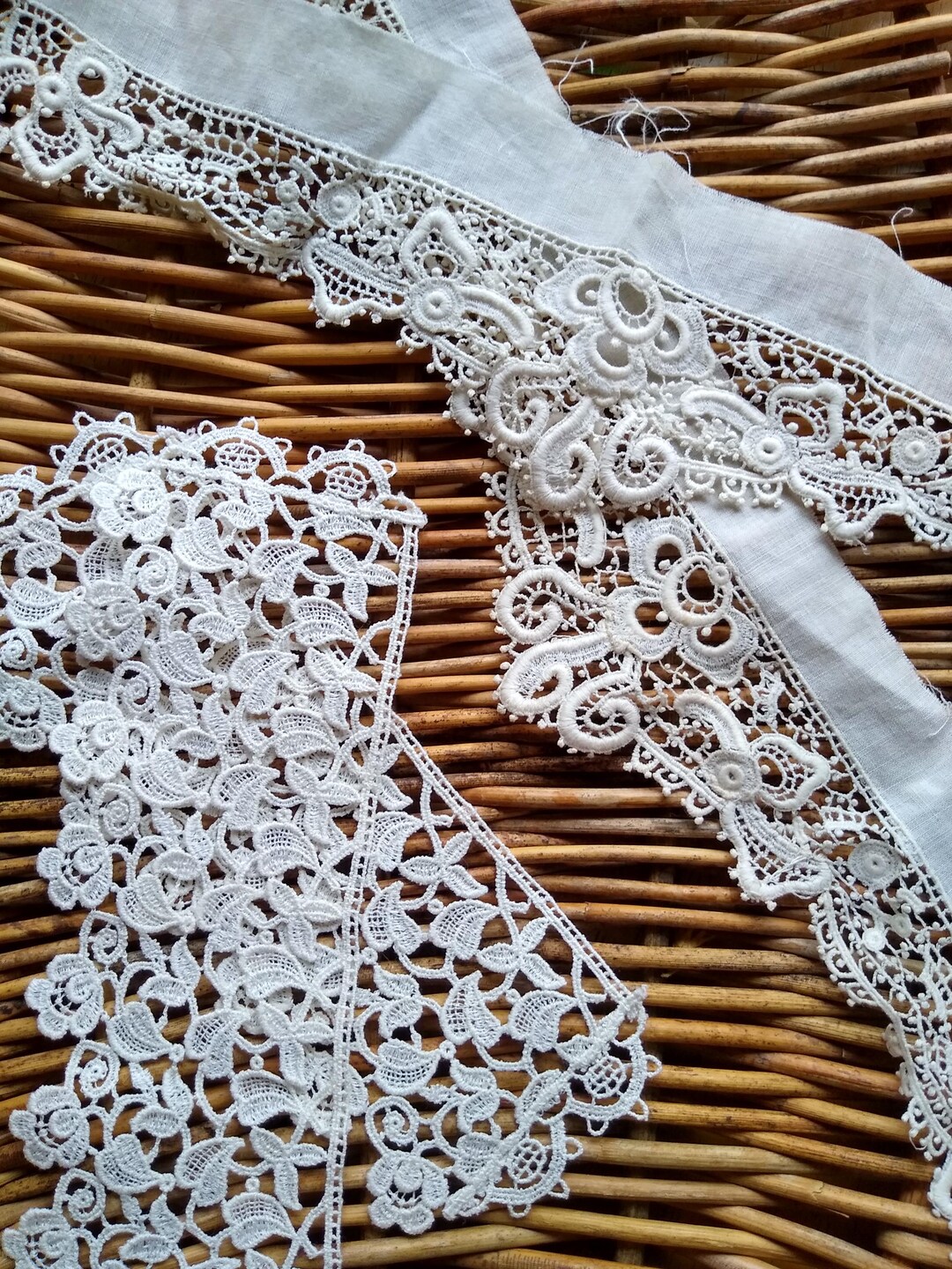 Edwardian Lace Collar~cuffs Pieces Eggshell Victorian Ladies Laces - Etsy