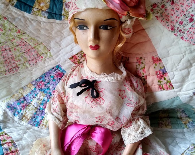 1920's Flapper Boudoir Doll W Original Clothing - Etsy