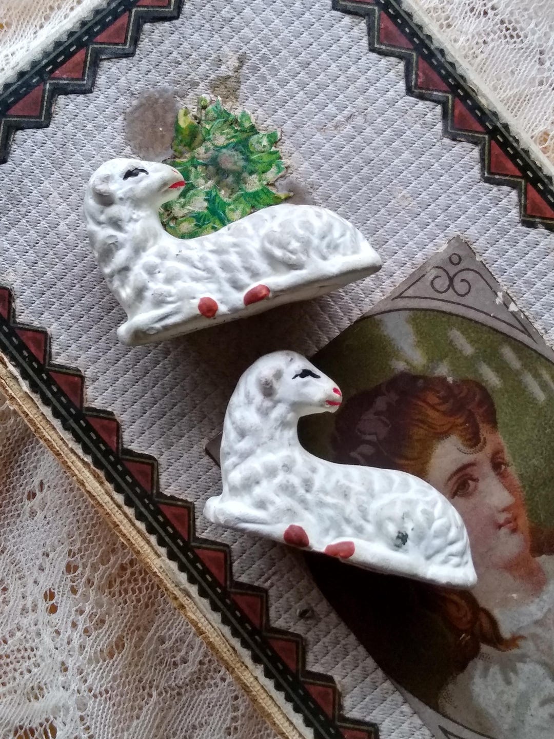 Vintage Easter/christmas Putz Sheep for Nativity Holiday Lamb Decor - Etsy