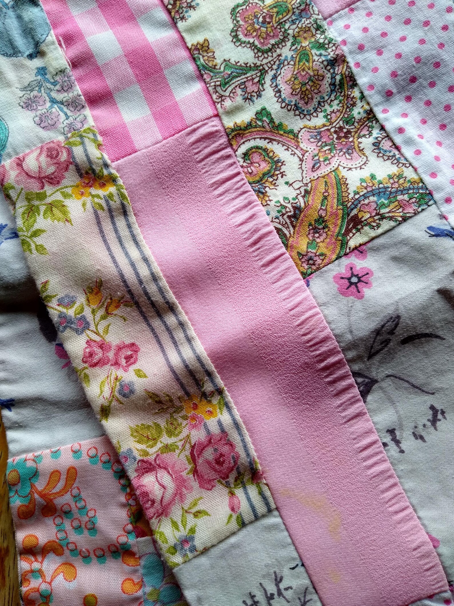 Vintage Grannycore Tea Party Table Linens Crazy Quilt Placemats (4 ...