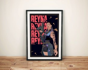 Valorant Reyna Poster - Etsy UK