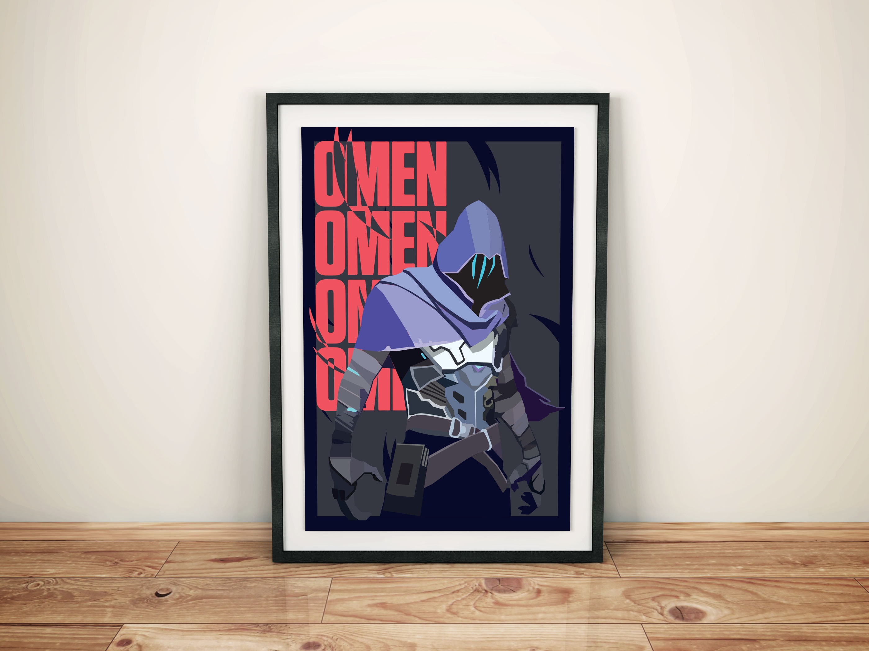 Valorant Omen Poster A3 Etsy