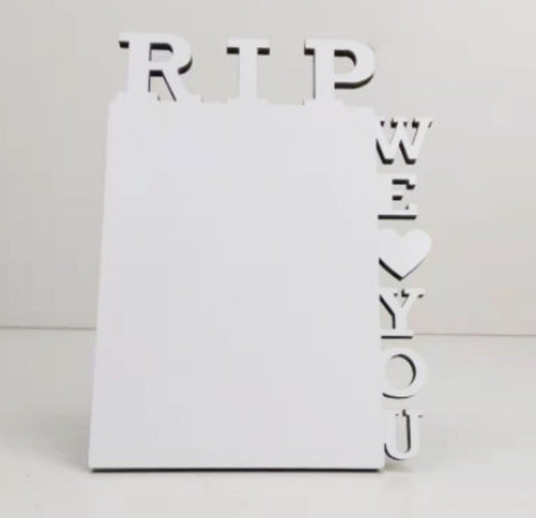 RIP Photo Frame - Etsy