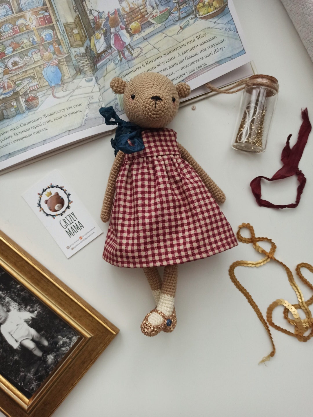 Molly Bear Pattern in English - Etsy