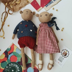 Molly Bear Pattern in English - Etsy